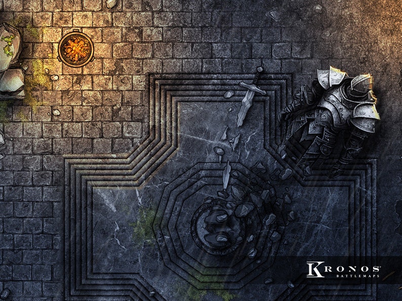 Castle Ruins III Battlemap, 4k,dnd Battle Map, D&D, Battle Map ...