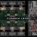 Flooded Crypt Battlemap, Dnd Battle Map, D&D, Battle Map, Dungeons and ...