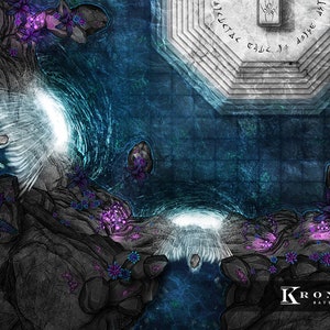 Underdark Shrine Battlemap: D&D Digital Map (40x30) - Etsy