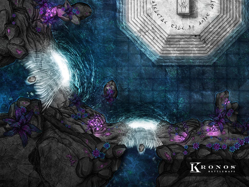 Underdark Shrine Battlemap: D&D Digital Map (40x30) - Etsy