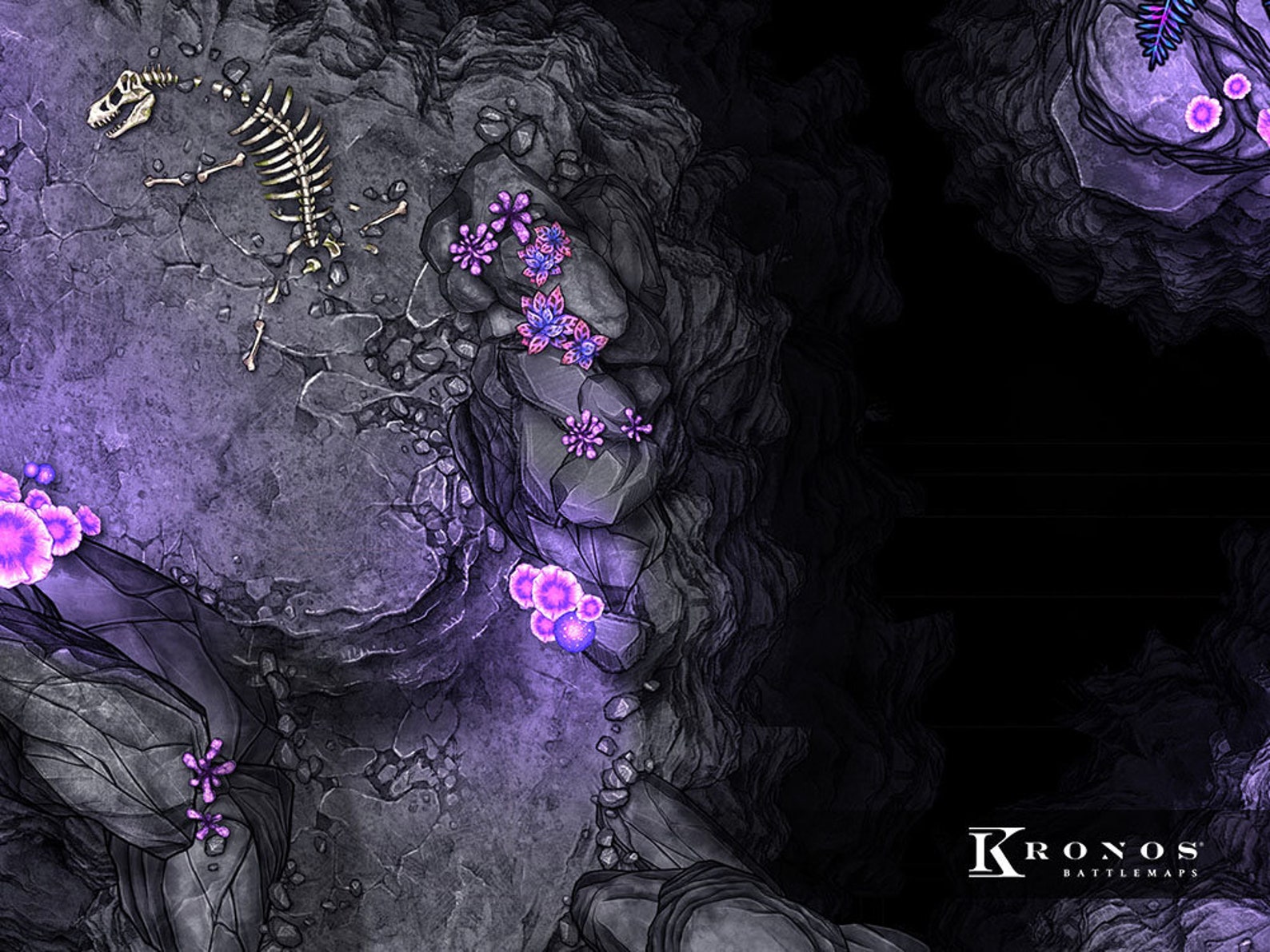 Underdark Serpents Pass, 4k Dnd Battle Map, D&D, Battle Map, Dungeons ...