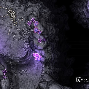 Underdark Serpents Pass Battle Map: 40x30 Dnd 5e (digital Map) - Etsy