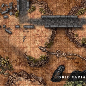 Swamp Ruins Bundle Battlemap, Dnd Battle Map, Battle Map, Dungeons and ...