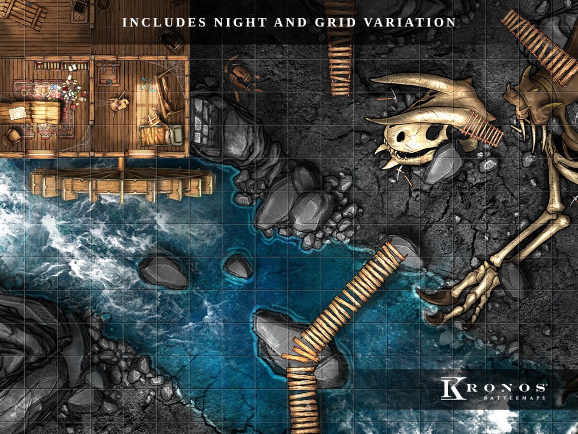 Tarrasque Mines Battlemap: 4K Dnd Digital Map (roll20, Foundry) - Etsy