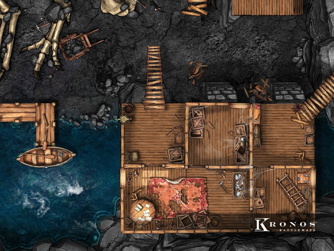 Tarrasque Mines Battlemap: 4K Dnd Digital Map (roll20, Foundry) - Etsy