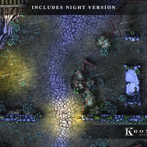 Graveyard Battle Map: 4k Dnd 5e Map (digital Download) - Etsy