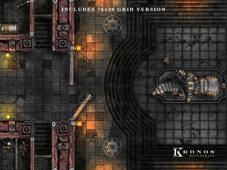 The Prison Bundle Battlemap, Dnd Battle Map, D&D, Battle Map, Dungeons ...