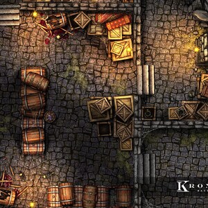 4K Cellar Dungeon Battle Map: Dnd 5e, VTT Ready (digital Map) - Etsy