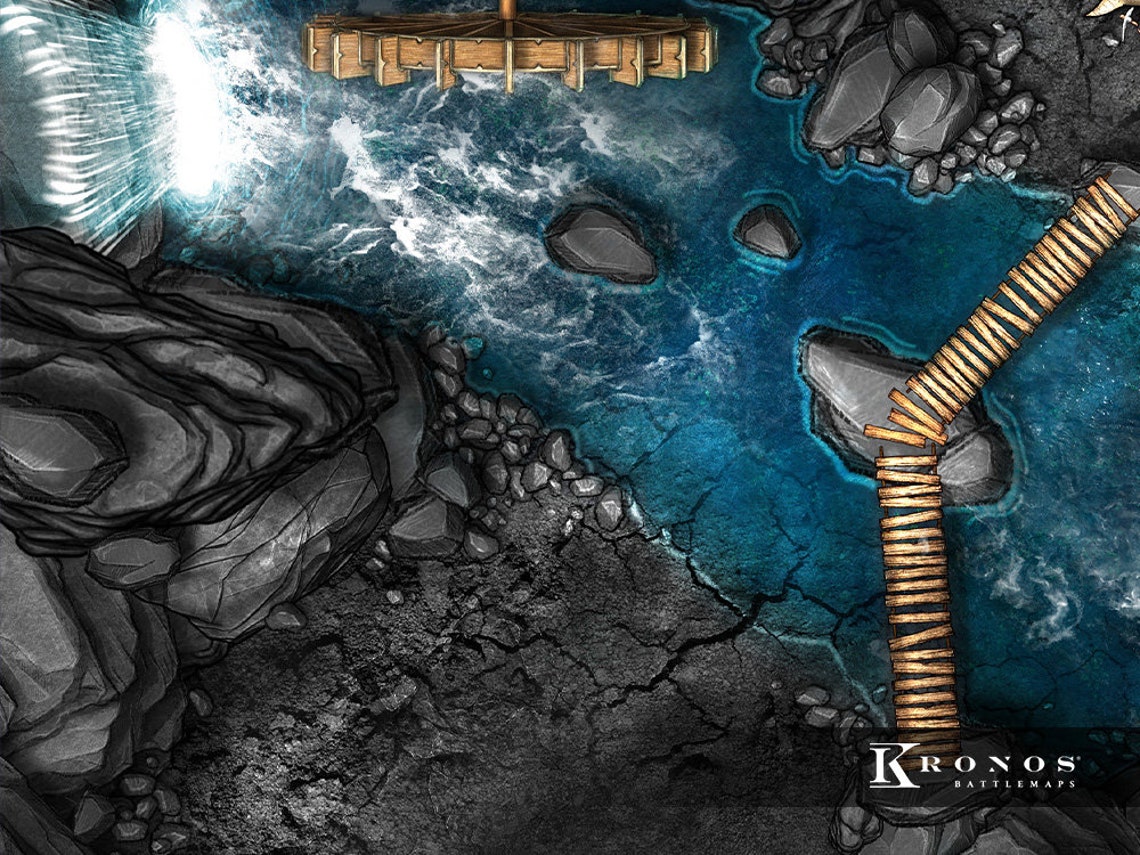 Tarrasque Mines Battlemap: 4K Dnd Digital Map (roll20, Foundry) - Etsy