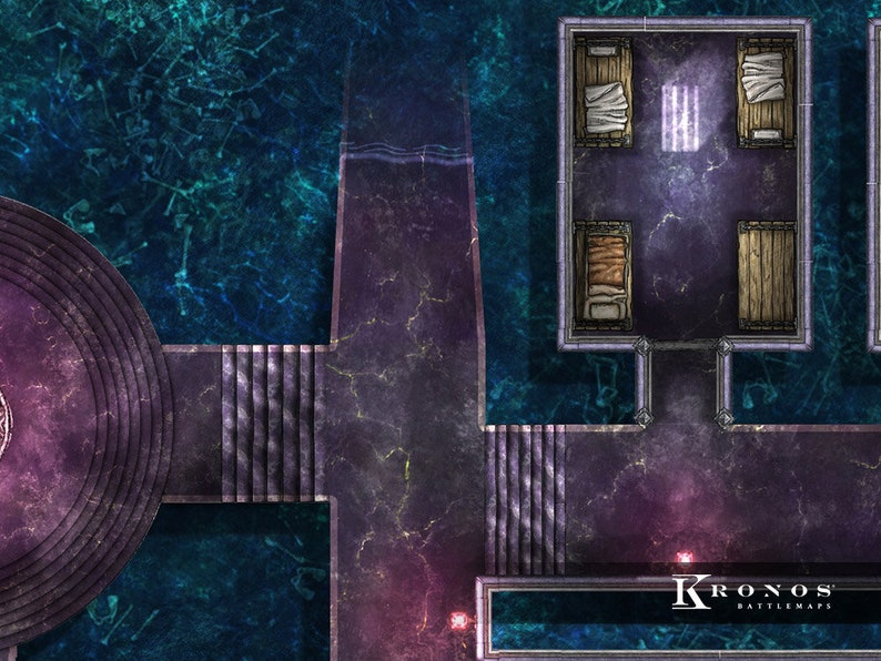 The Prison III, 40x30 Battlemap, Dnd Battle Map, D&D, Battle Map ...