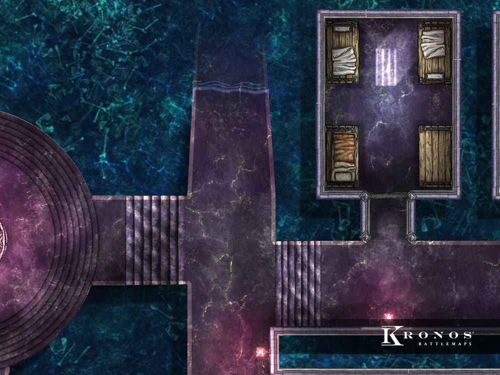 The Prison III, 40x30 Battlemap, Dnd Battle Map, D&D, Battle Map ...