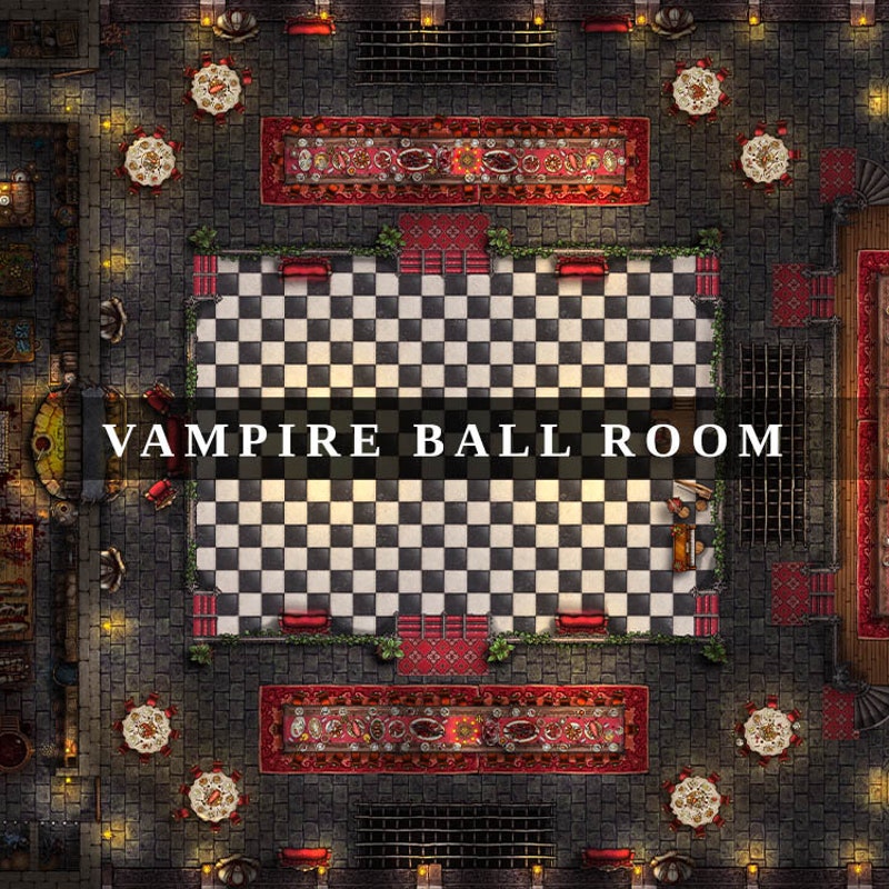 Dnd Battlemaps Castle - Etsy