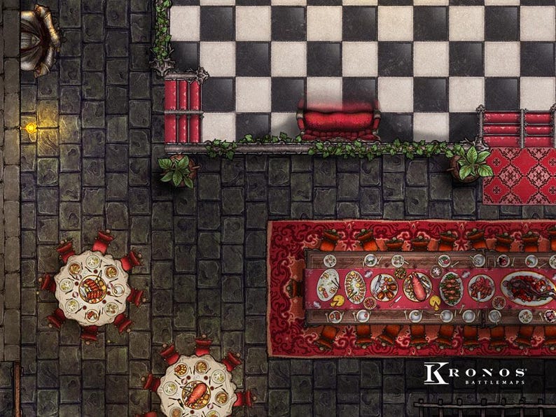 Vampire Ballroom, Battlemap, Dnd Battle Map, D&D, Battle Map, Dungeons ...