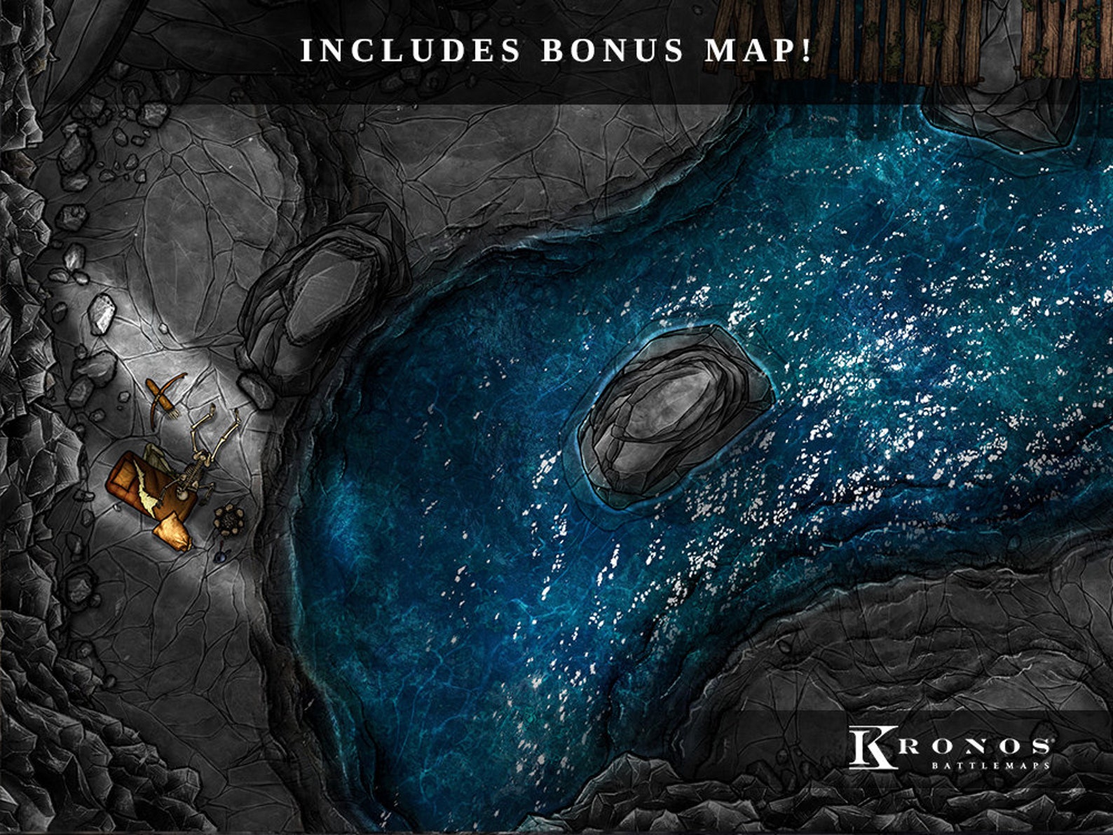 Golden Caves 4k Battlemap: 20x20 Dnd Digital Map (VTT) - Etsy