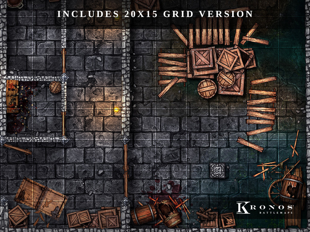 Wine Cellar Dnd Battle Map: 4k Digital Dungeon (VTT) - Etsy