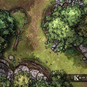 Forest Camp Battlemap, 4k, Dnd, Battle Map, Digital Battlemap, Dungeons ...