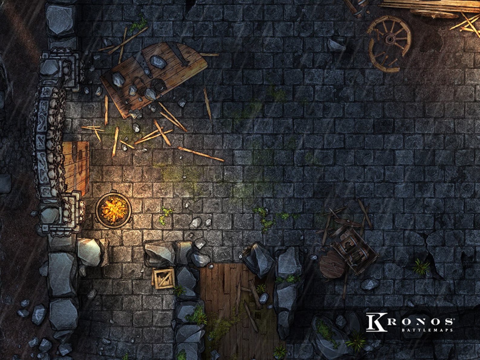 Castle Ruins II Battlemap, Dnd Battle Map, D&D, Battle Map, Dungeons ...