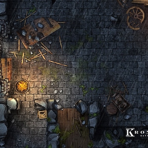 Castle Ruins II Battlemap, Dnd Battle Map, D&D, Battle Map, Dungeons ...