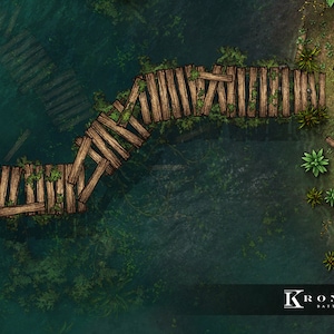 Swamp Ruins II - Battlemap, Dnd Battle Map, Battle Map, Dungeons and ...