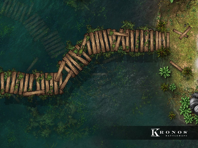 Swamp Ruins II - Battlemap, Dnd Battle Map, Battle Map, Dungeons and ...