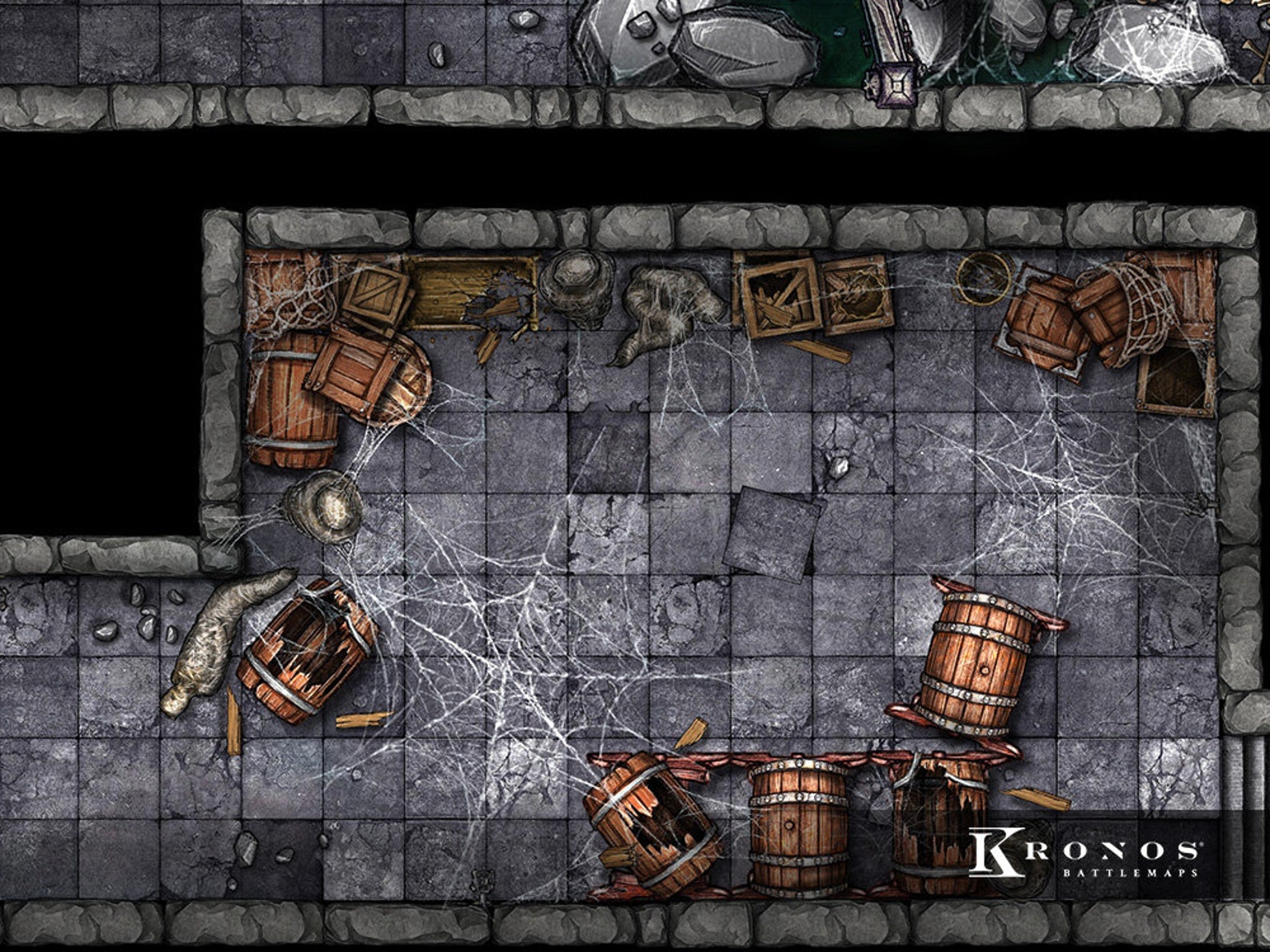 Spider Basement Dungeon Battle Map: 20x15 Dnd 4k (digital Map) - Etsy