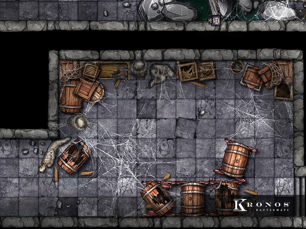 The Basement, 20x15 Spider Map 4k, Dnd Battle Map, D&D, Battle Map ...