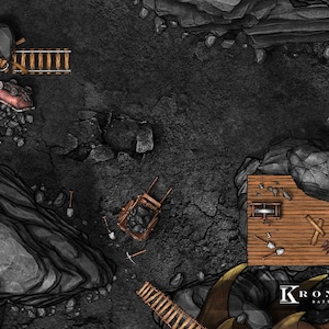 Tarrasque Mines Battlemap: 4K Dnd Digital Map (roll20, Foundry) - Etsy
