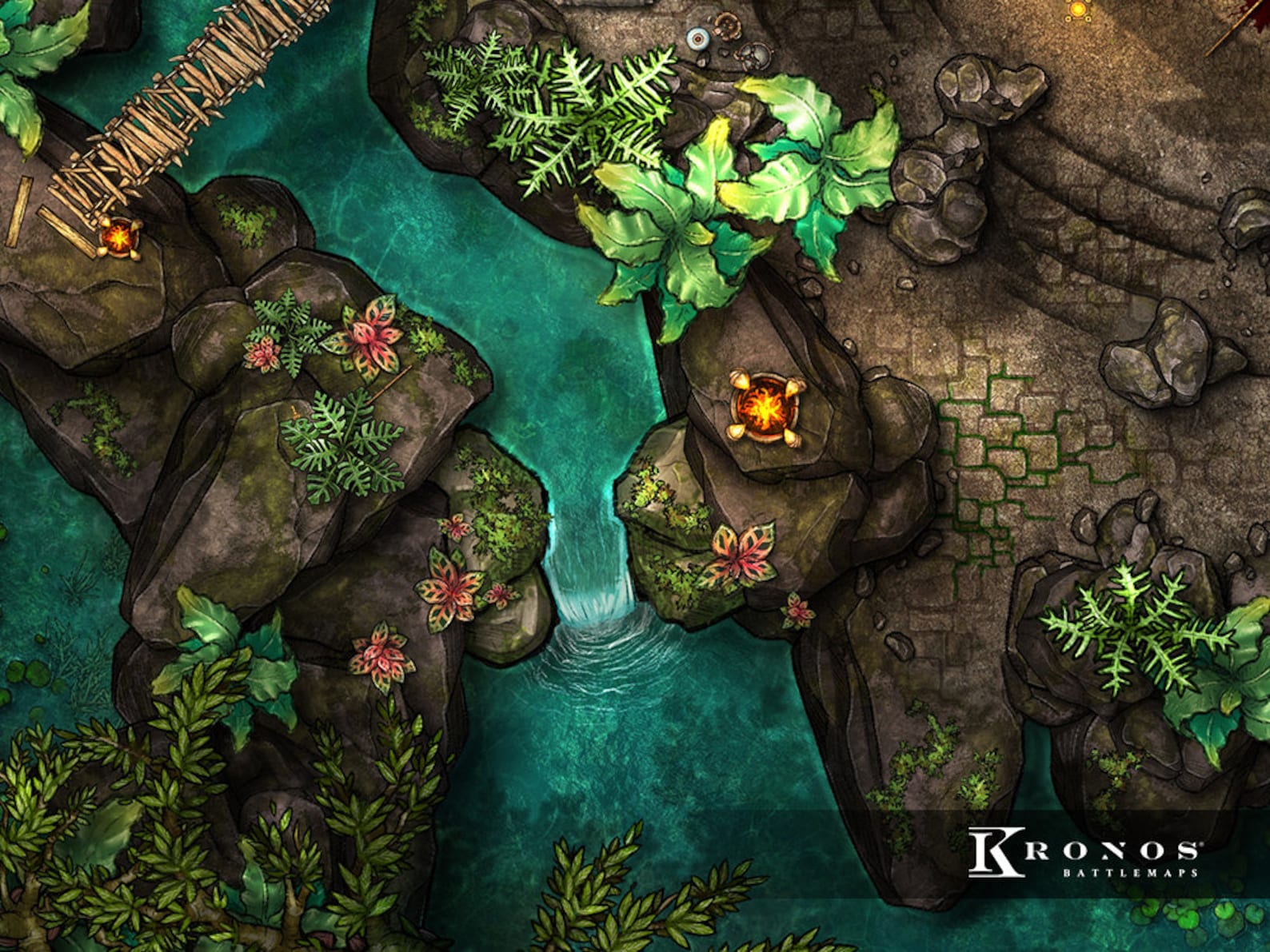 Jungle Arena Digital Battlemap, 4k, Battlemap, Dnd Battle Map, D&D, 5e ...