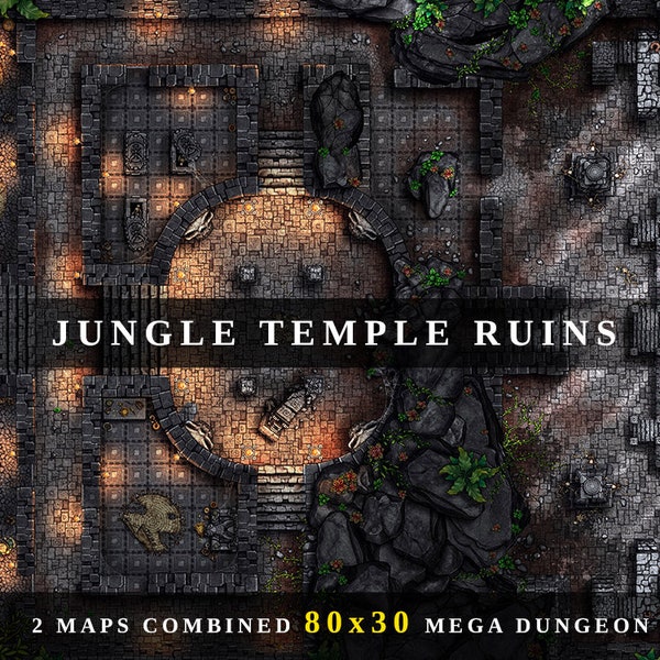 Dnd Jungle Battle Maps - Etsy