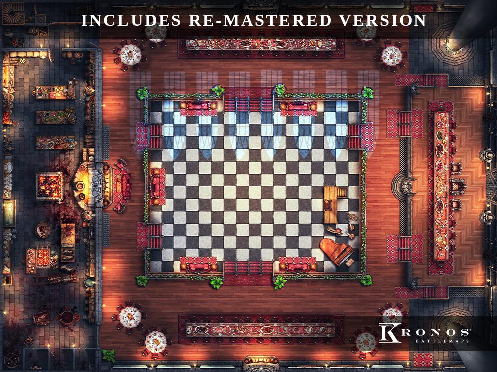 Vampire Ballroom Battlemap: Dnd 5e Digital Map (39x52) - Etsy