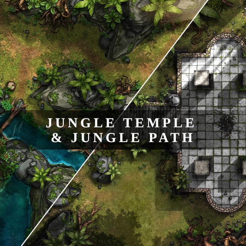 Dnd Jungle Battle Maps - Etsy