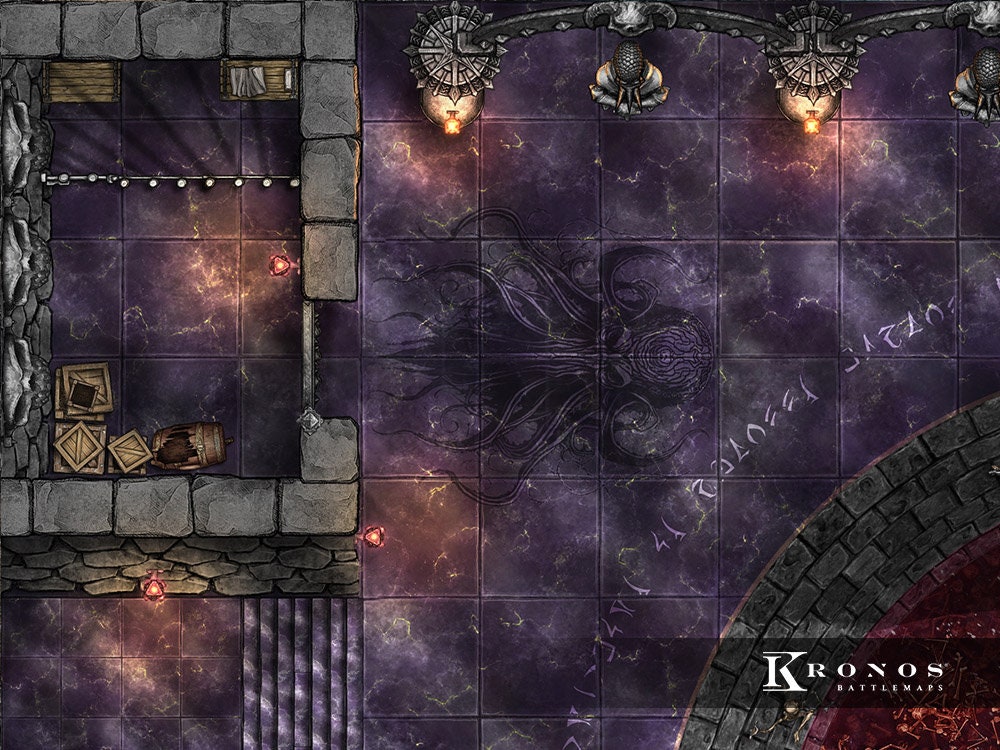 The Bone Pit, 40x30 Battlemap, Dnd Battle Map, D&D, Battle Map ...