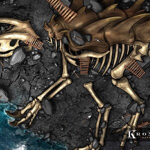 Tarrasque Mines Battlemap, 4k Dnd Battle Map, D&D, Battle Map, Dungeons ...