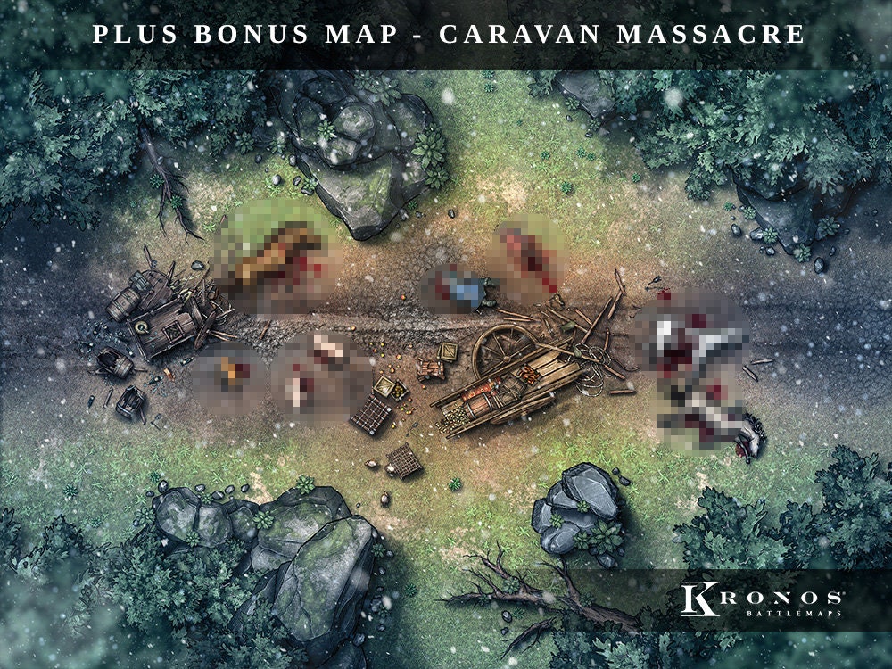 Forest Camp Battlemap, 4k, Dnd, Battle Map, Digital Battlemap, Dungeons ...