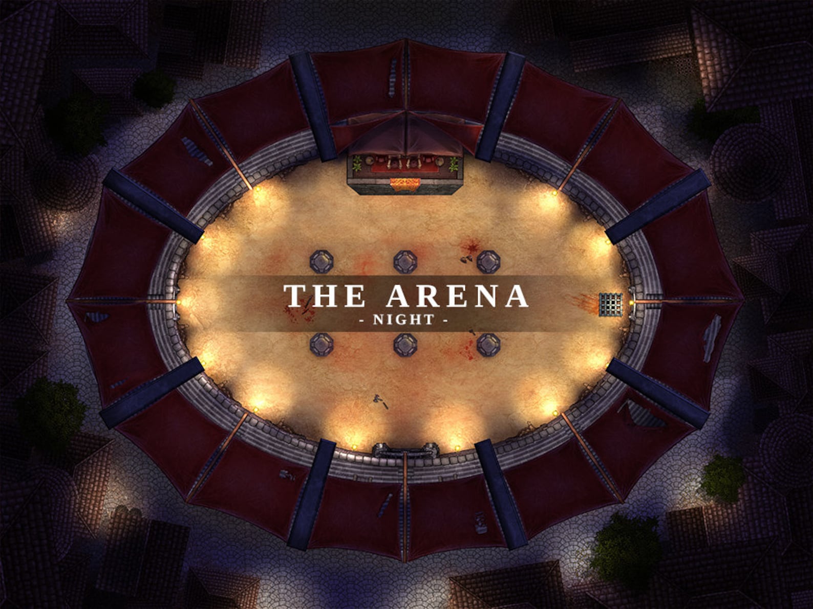 The Arena, Battlemap, Dnd Battle Map, D&D, Battle Map, Dungeons and ...