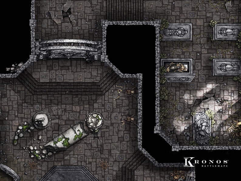 Ancient Tomb, Dnd Battle Map, D&D, Battle Map, Dungeons and Dragons, 5e ...