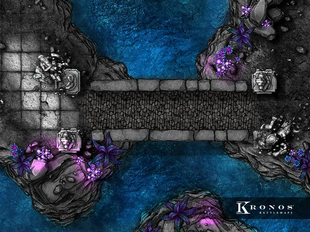 Underdark Shrine Battlemap: D&D Digital Map (40x30) - Etsy