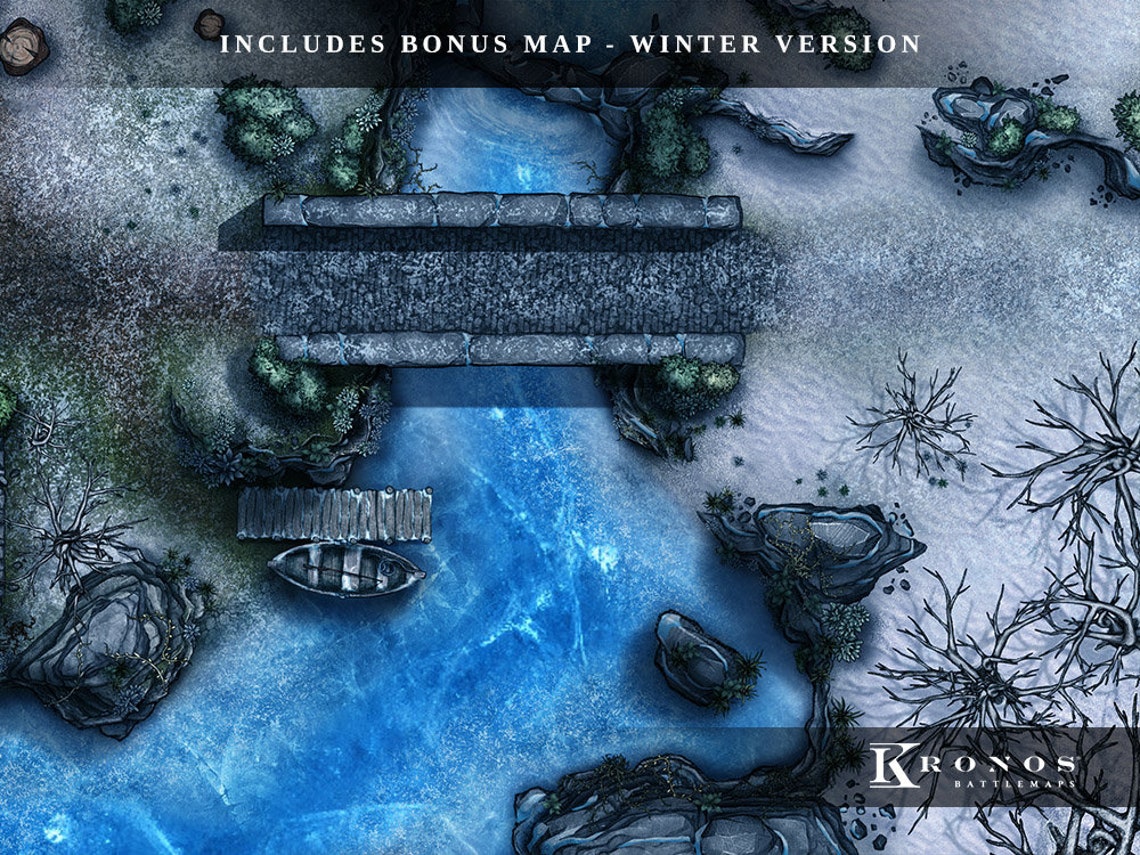 Farm Battlemap: 4K Dnd Map With Winter & Apocalyptic Versions (digital ...