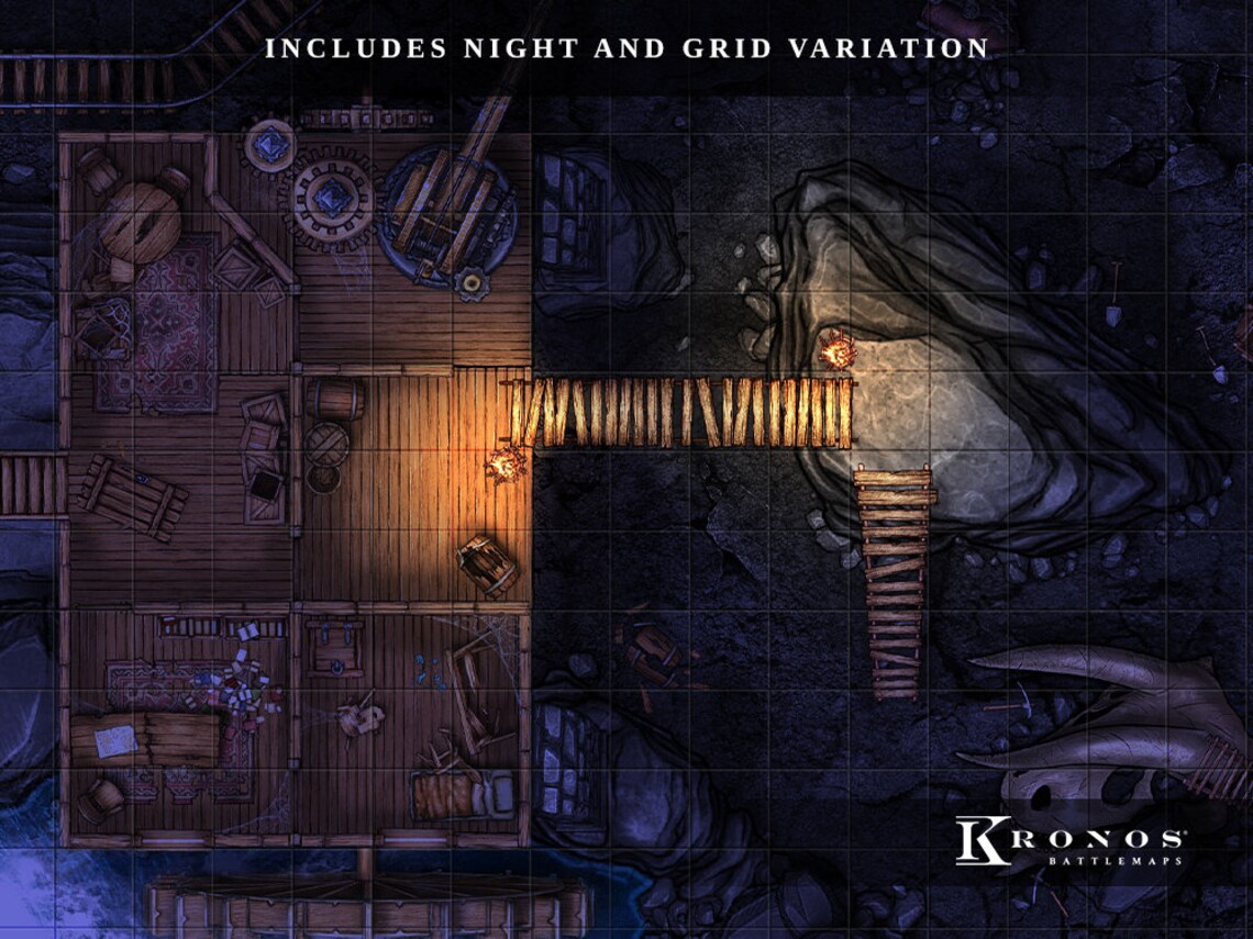 Tarrasque Mines Battlemap: 4K Dnd Digital Map (roll20, Foundry) - Etsy