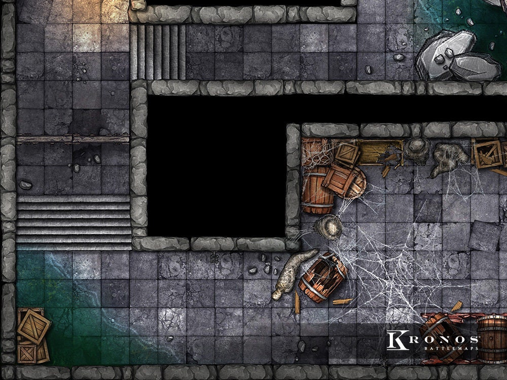 The Basement, 20x15 Spider Map 4k, Dnd Battle Map, D&D, Battle Map ...