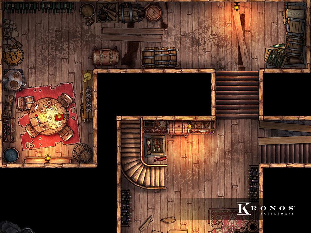 The Basement, 4k, Dnd Battle Map, D&D, Battle Map, Dungeons and Dragons, Roll20, Fantasy Grounds ...