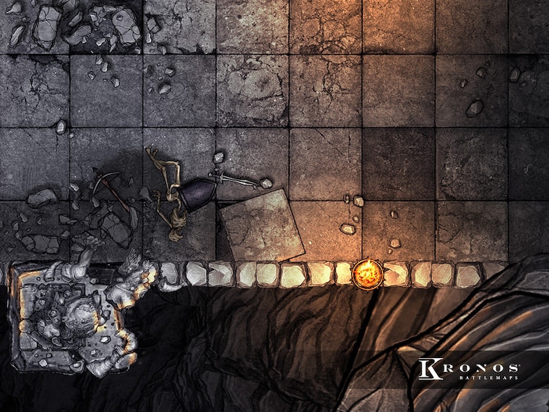 Underdark Bridge Battlemap: D&D 5e, VTT, Roll20 (digital Map) - Etsy