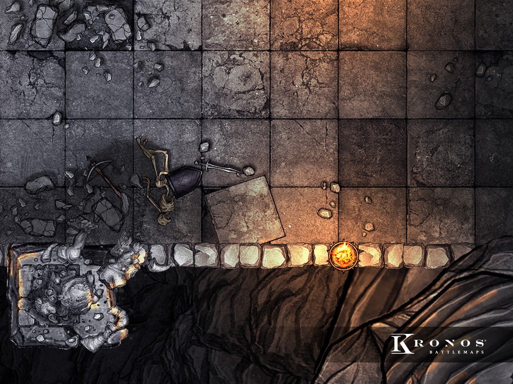 Underdark Bridge Battlemap: D&D 5e, VTT, Roll20 (digital Map) - Etsy