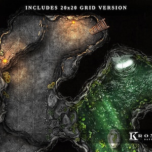 Witches Lair Battlemap, 4k, Dnd Battle Map, D&D, Battle Map, Dungeons ...