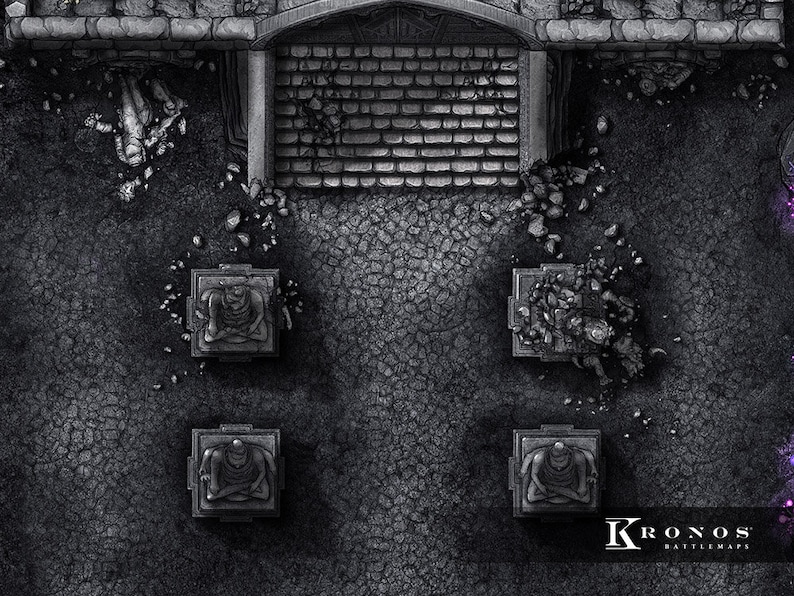 Underdark Ruins Battlemap: 40x30 Dnd Map (digital Download) - Etsy