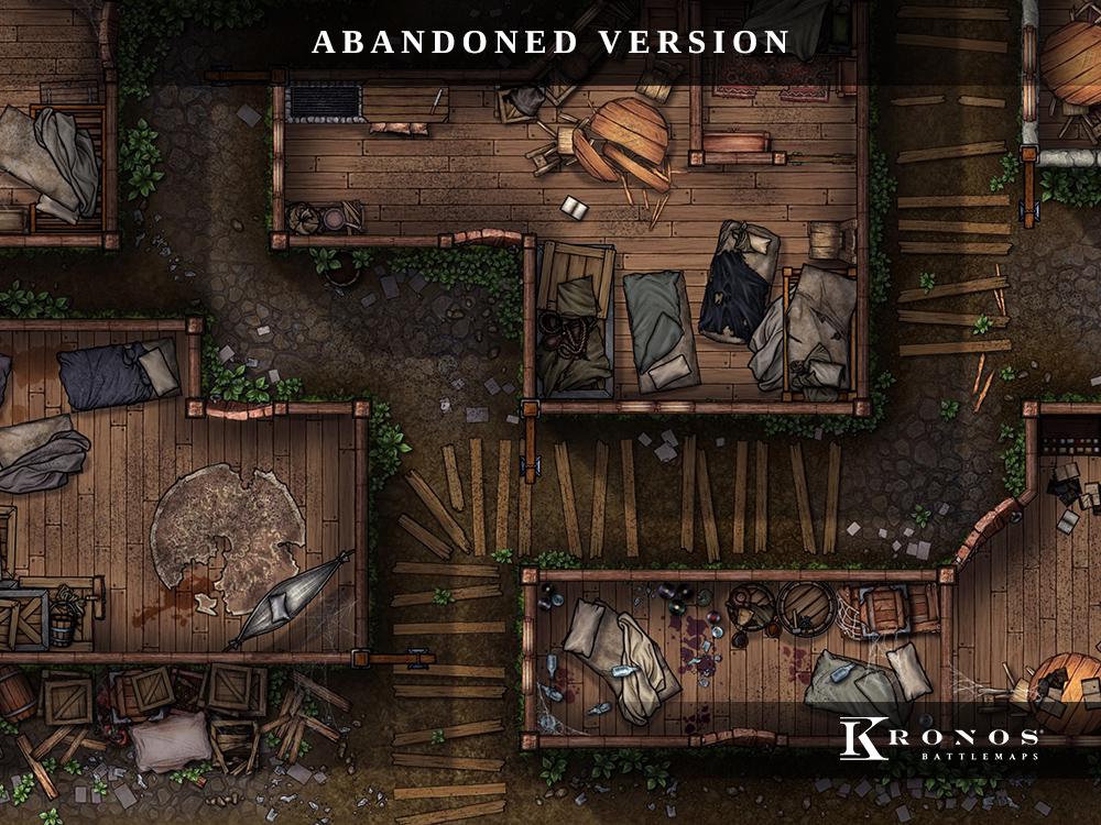 City Slums Battlemap: Dnd 5e Digital Map (VTT) - Etsy