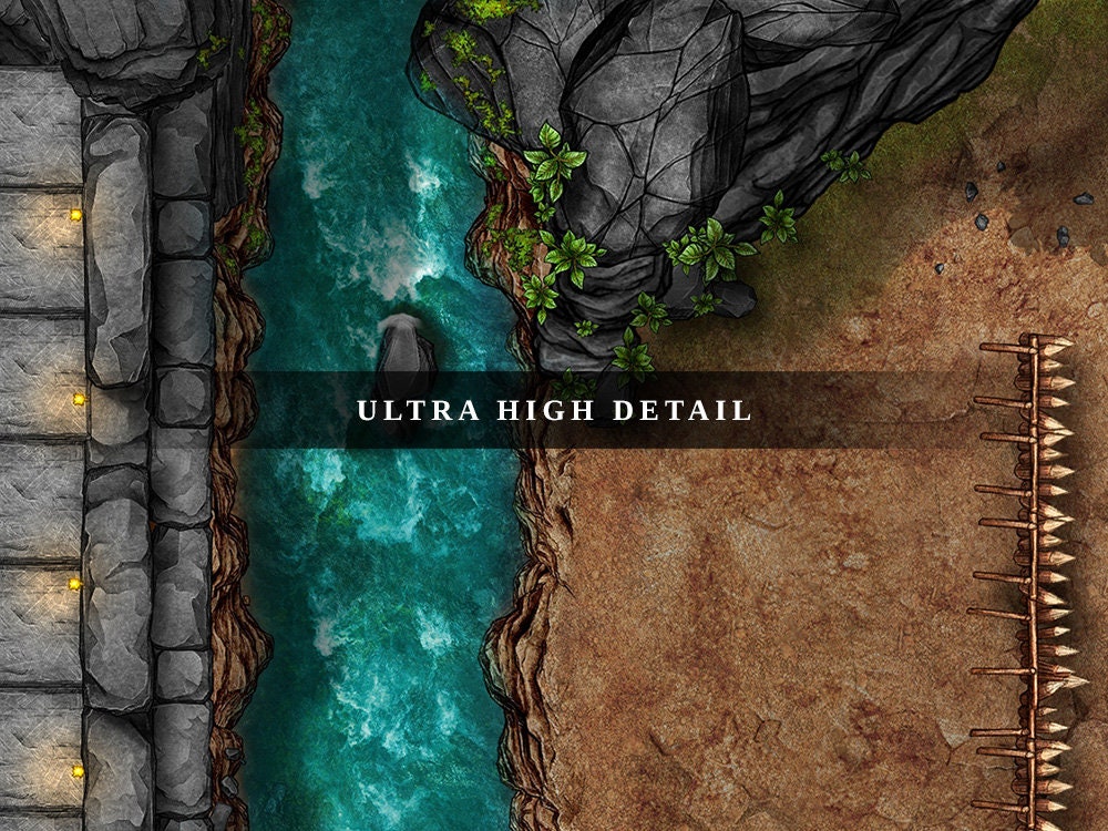 The Castle Siege - Battlemap - Etsy