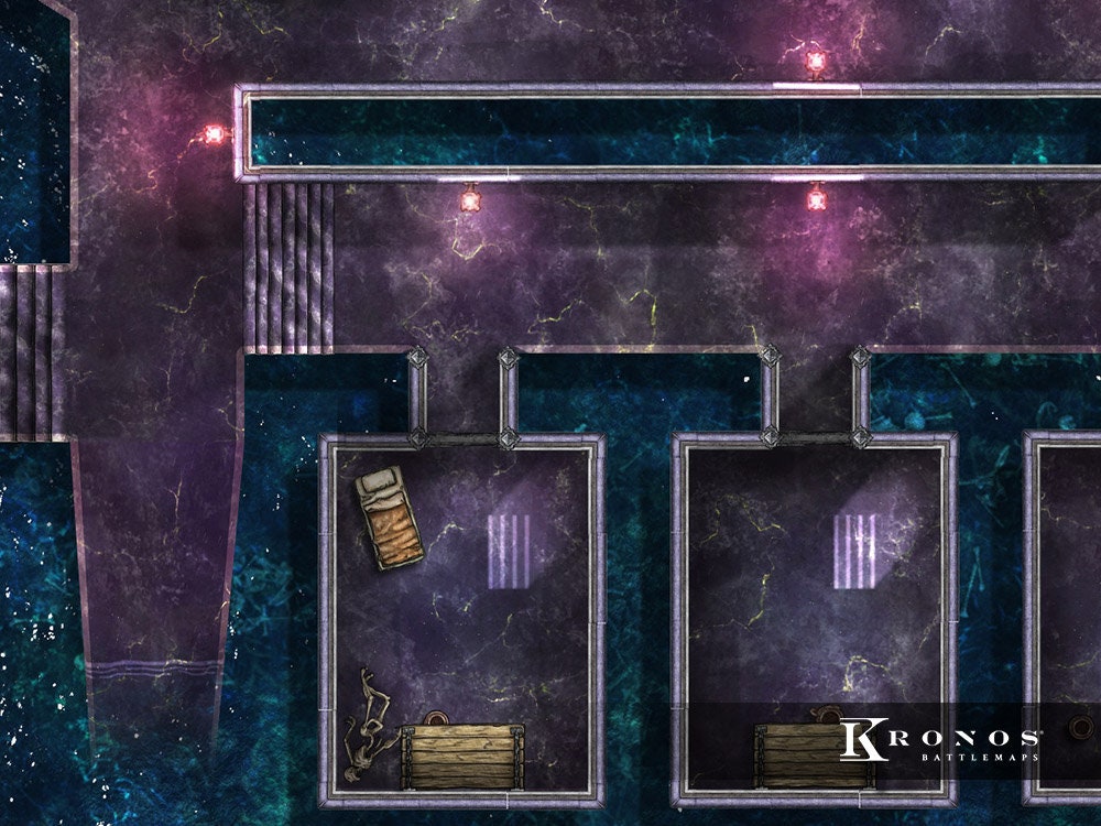The Prison III, 40x30 Battlemap, Dnd Battle Map, D&D, Battle Map ...