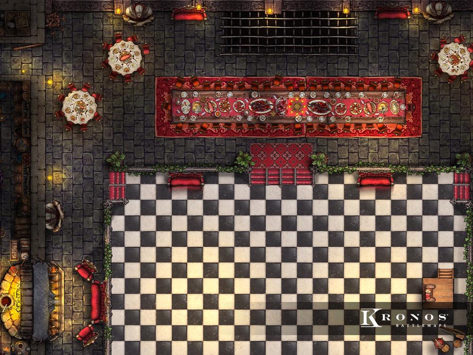 Vampire Ballroom, Battlemap, Dnd Battle Map, D&D, Battle Map, Dungeons ...