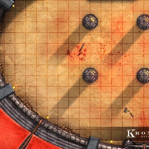The Arena, Battlemap, Dnd Battle Map, D&D, Battle Map, Dungeons and ...